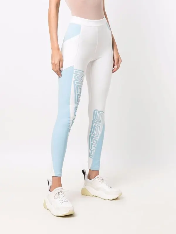 Stella McCartney Logo-print Leggings - White