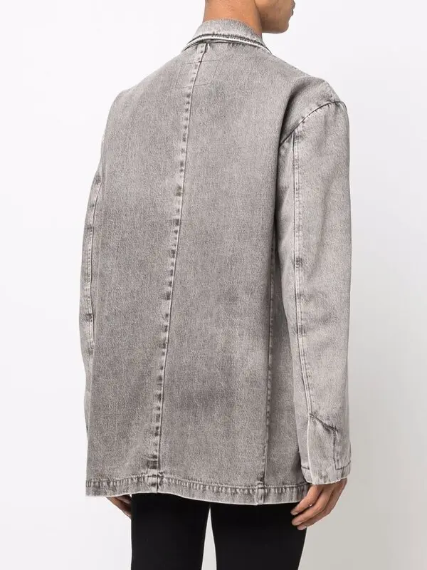 DIESEL® Cotton Washed Denim Blazer