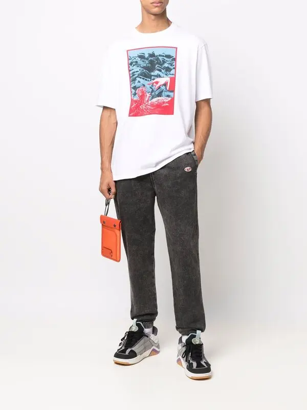 DIESEL® D-lab Tapered Jeans - Black