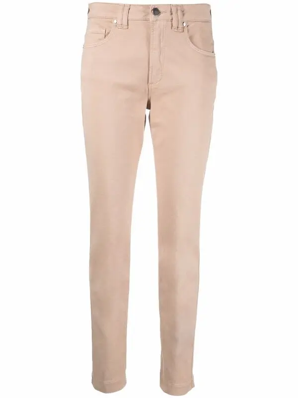D.exterior Slim-cut Straight-leg Trousers