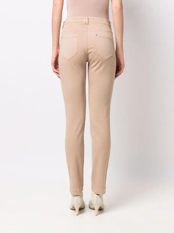 D.exterior Slim-cut Straight-leg Trousers