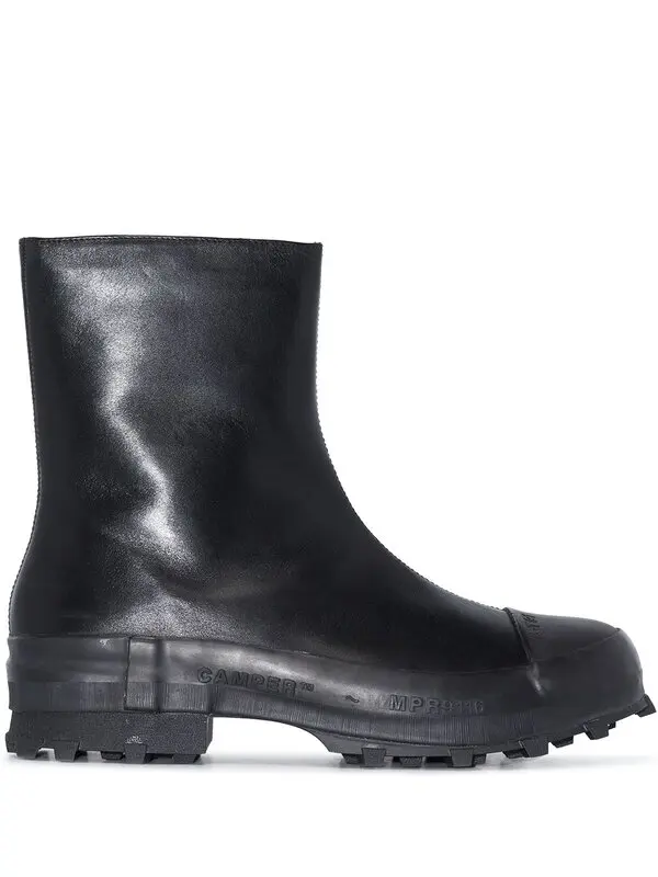 Camper Traktori Ankle Boots - Black | Editorialist