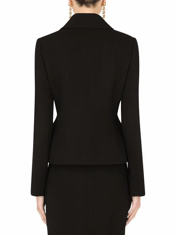 Dolce & Gabbana Single-breasted Virgin Wool Blazer