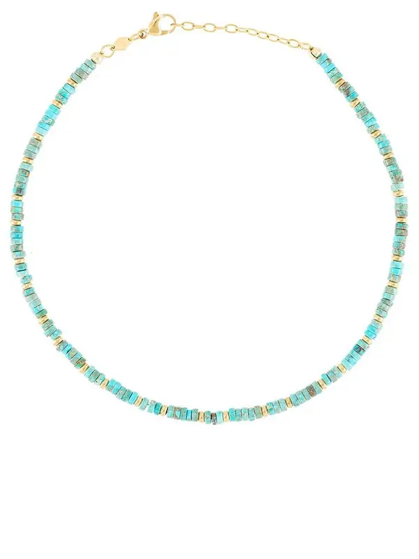 NIALAYA JEWELRY Beaded Necklace - Blue