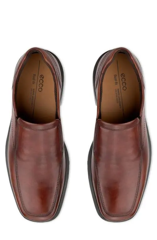 Ecco Helsinki 2.0 Apron Toe Leather Slip-on - Cognac/cognac