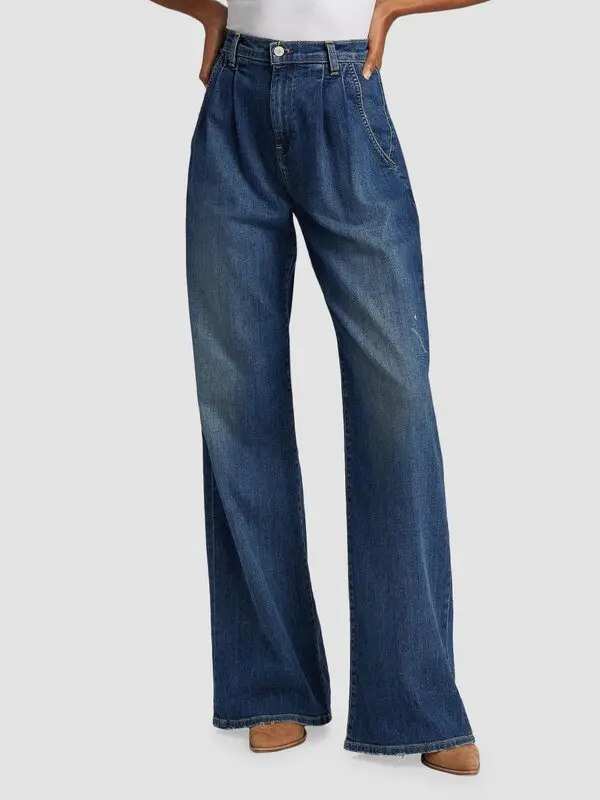 NILI LOTAN Flora Trouser Jeans - Classic Wash