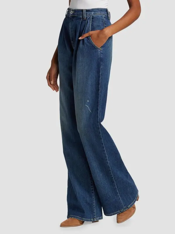 NILI LOTAN Flora Trouser Jeans - Classic Wash
