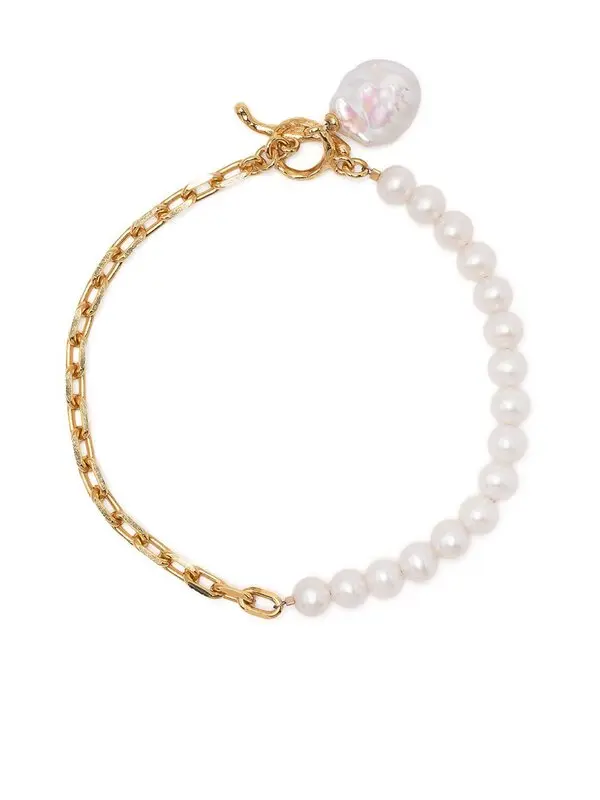 DOWER & HALL Luna Freshwater Pearl Bracelet - White