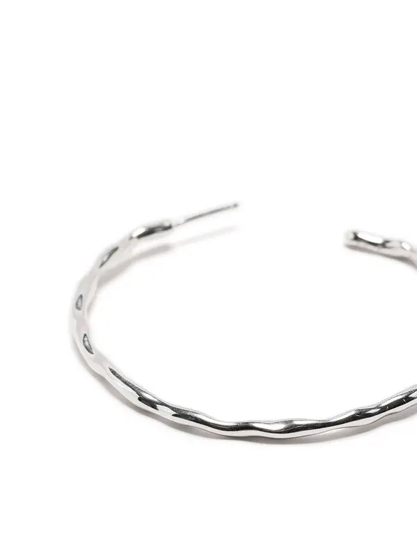 DOWER & HALL Sterling Waterfall Hoop Earrings