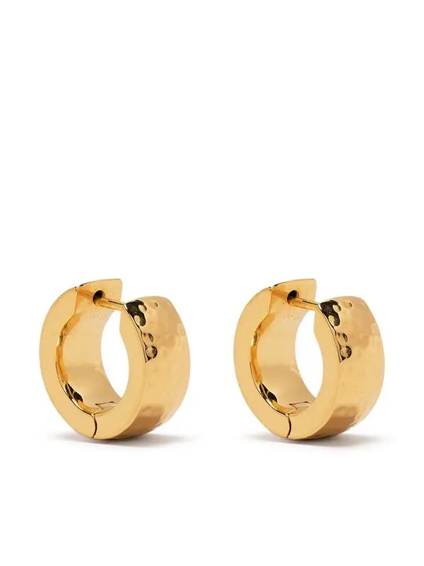 DOWER & HALL Chubby Nomad Huggie Hoop Earrings - Gold