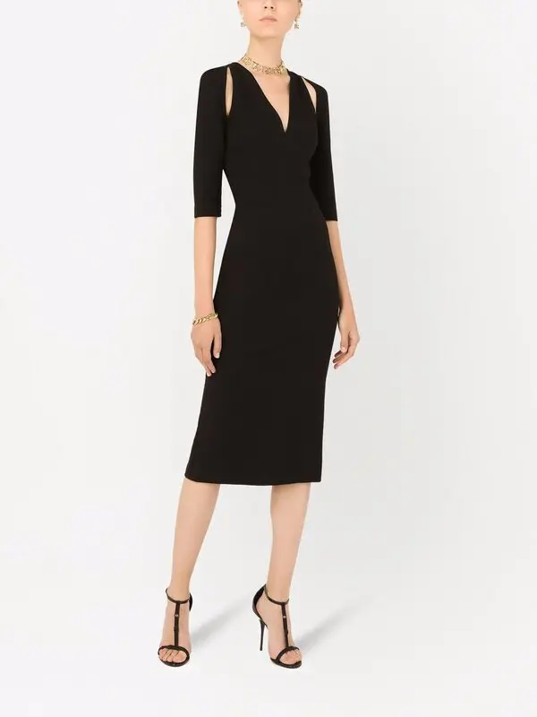Dolce & Gabbana Cut-out Midi Dress