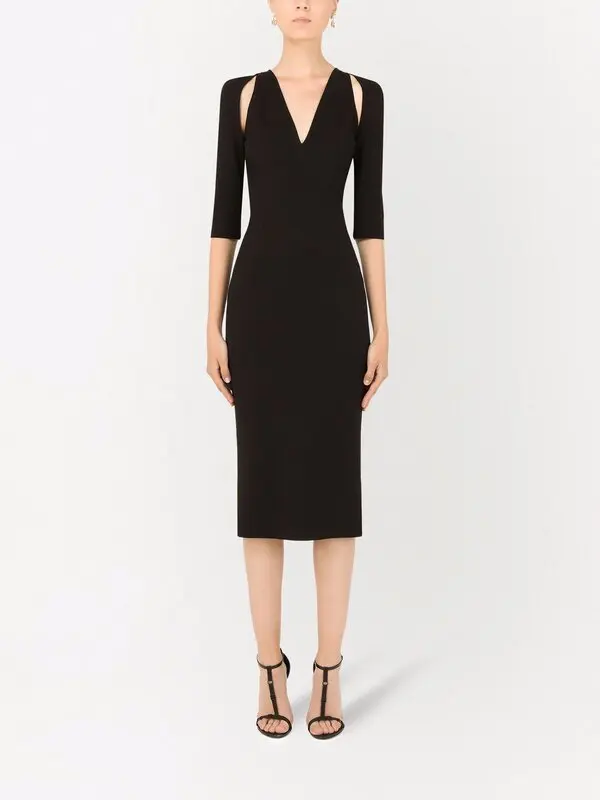 Dolce & Gabbana Cut-out Midi Dress