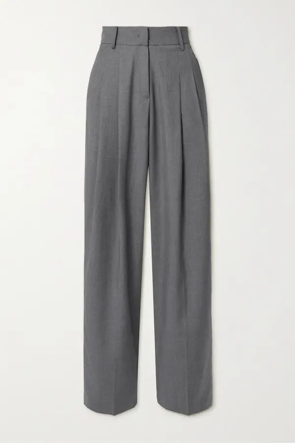 THE FRANKIE SHOP Gelso Tencel-blend Straight-leg Pants
