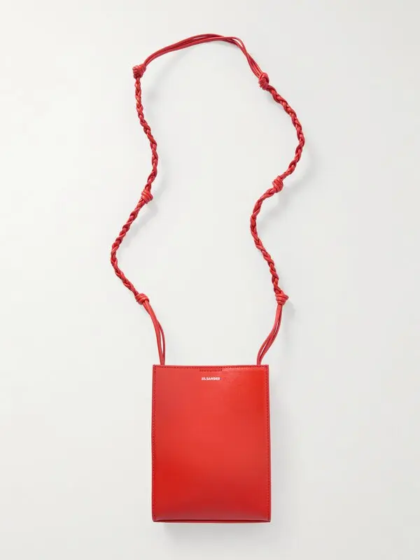 JIL SANDER Tangle Small Leather Shoulder Bag