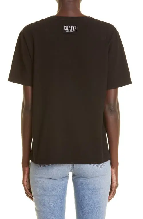 Khaite Mae Cotton T-shirt - Black
