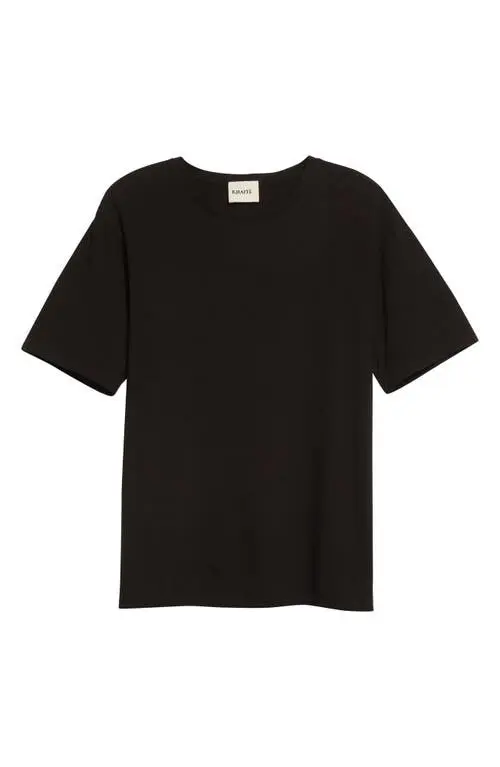 Khaite Mae Cotton T-shirt - Black