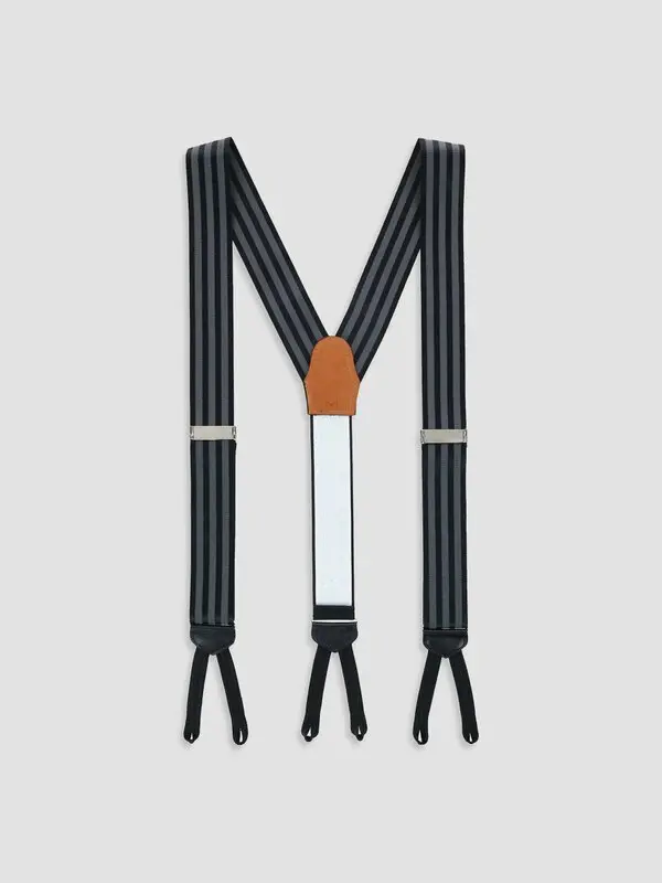 Trafalgar Astaire Grosgrain Striped Suspenders