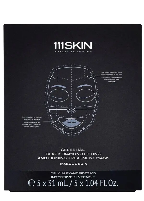 111SKIN Celestial Black Diamond Lifting And Firming Face Mask Box - N/a