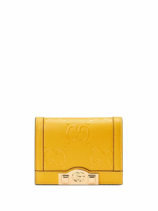Gucci Gg Embossed Card Case Wallet
