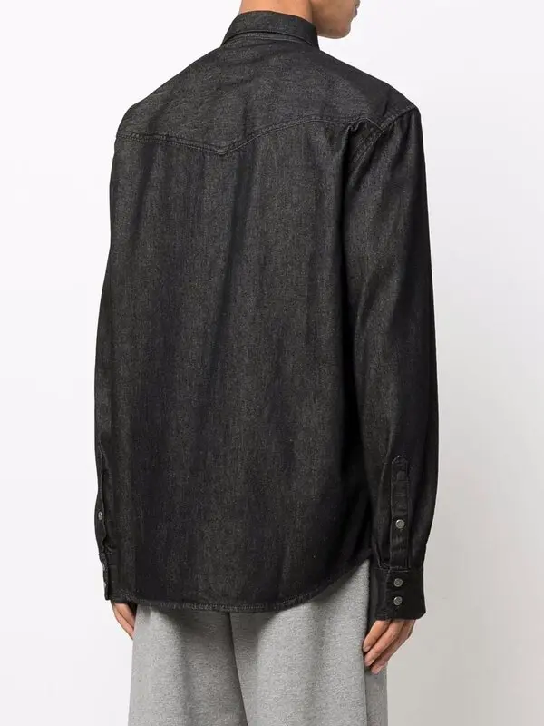 DIESEL® D-ocean Dark Denim Shirt - Black
