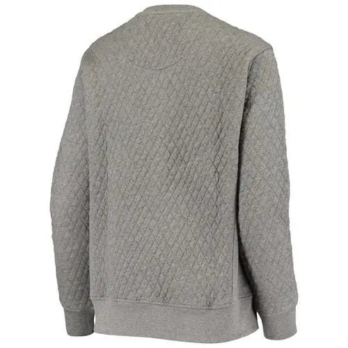 PRESSBOX Heather Charcoal South Carolina Gamecocks Pullover Sweatshirt