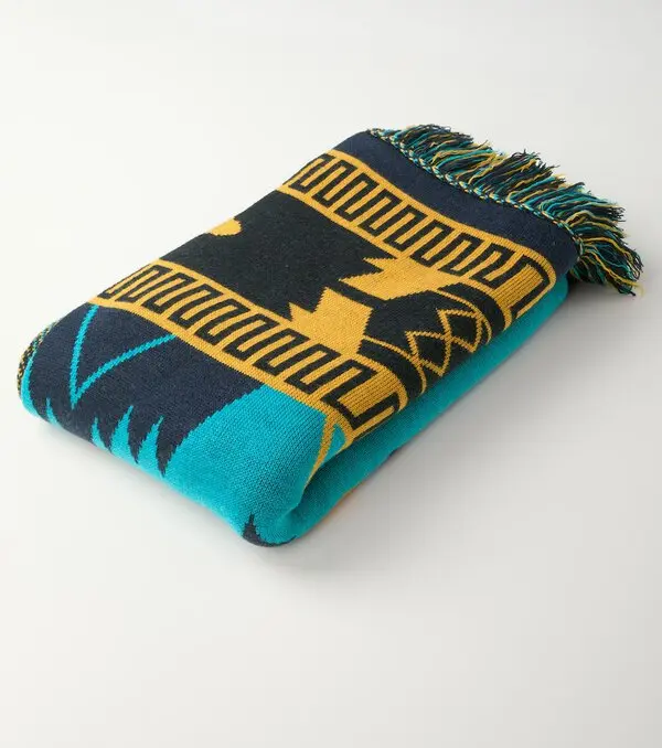 Alanui Icon Wool-blend Jacquard Blanket