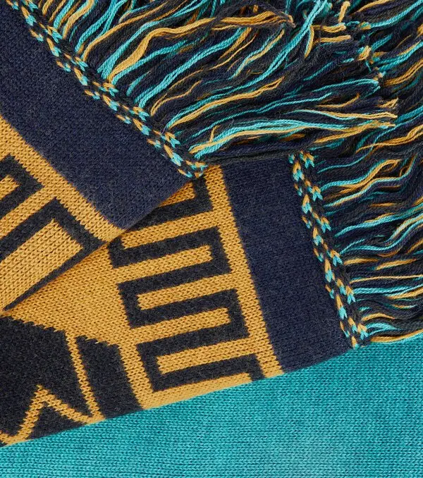 Alanui Icon Wool-blend Jacquard Blanket