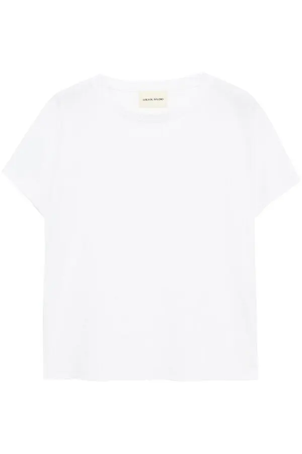 Loulou De Saison Basiluzzo Cotton-jersey T-shirt - White