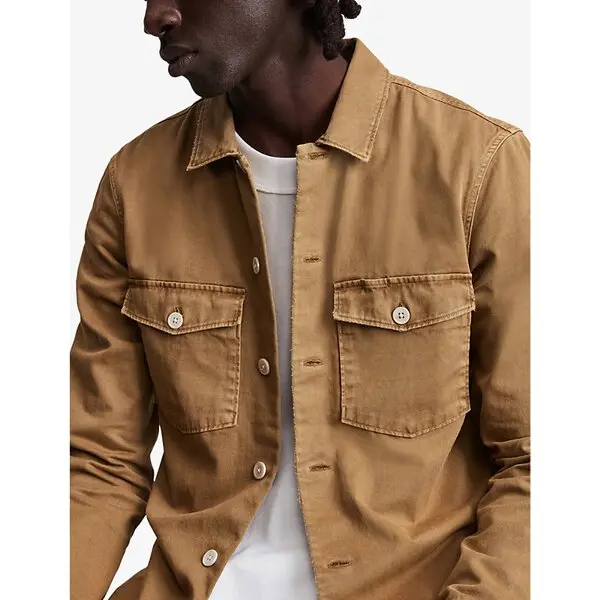 brown festival dress Old Money Cuban Collar Shirt for Men main image 1