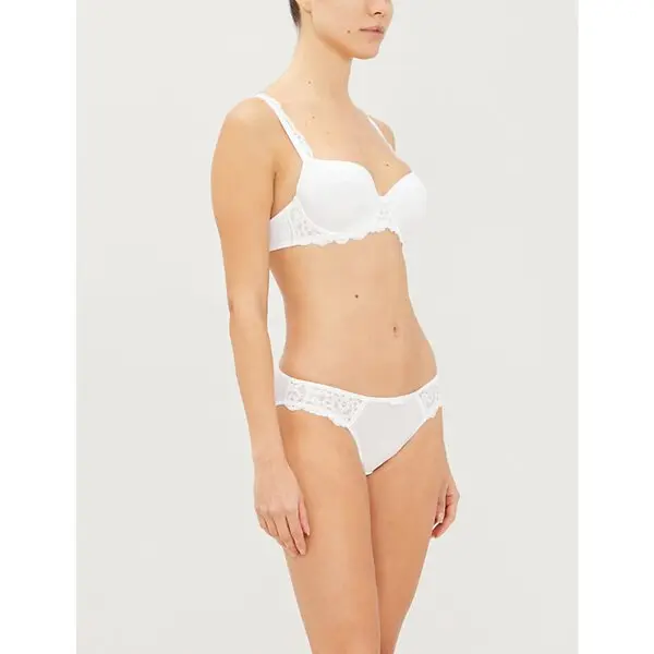 Maison Lejaby White Gaby Jersey Spacer Bra