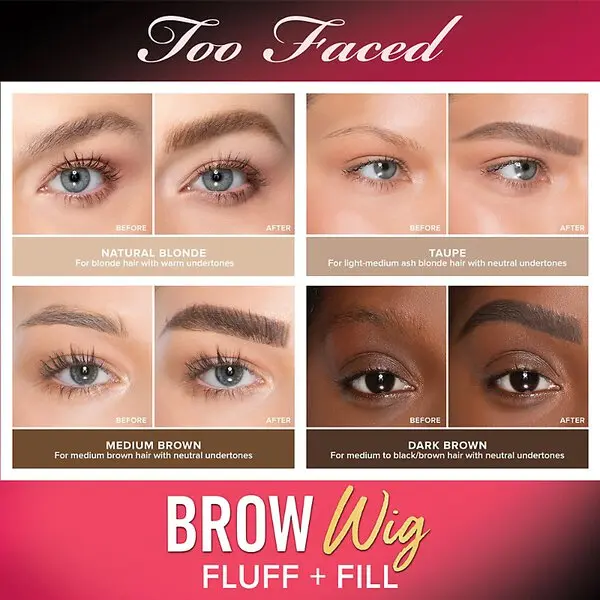 TOO FACED Taupe Brow Wig Eyebrow Gel 5.5ml