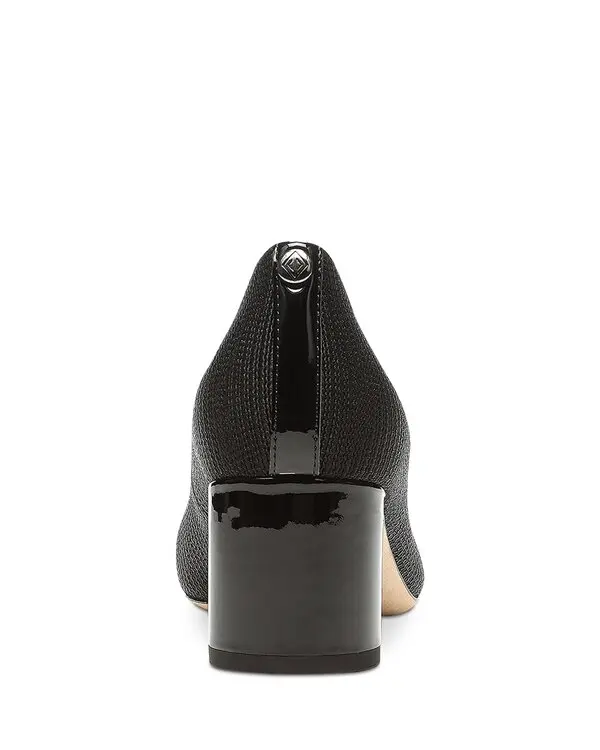 DONALD PLINER Pointed Toe Block Heel Pumps