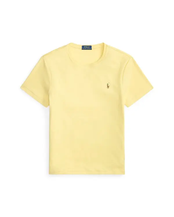 Polo Ralph Lauren Cotton Embroidered Logo Tee - Yellow