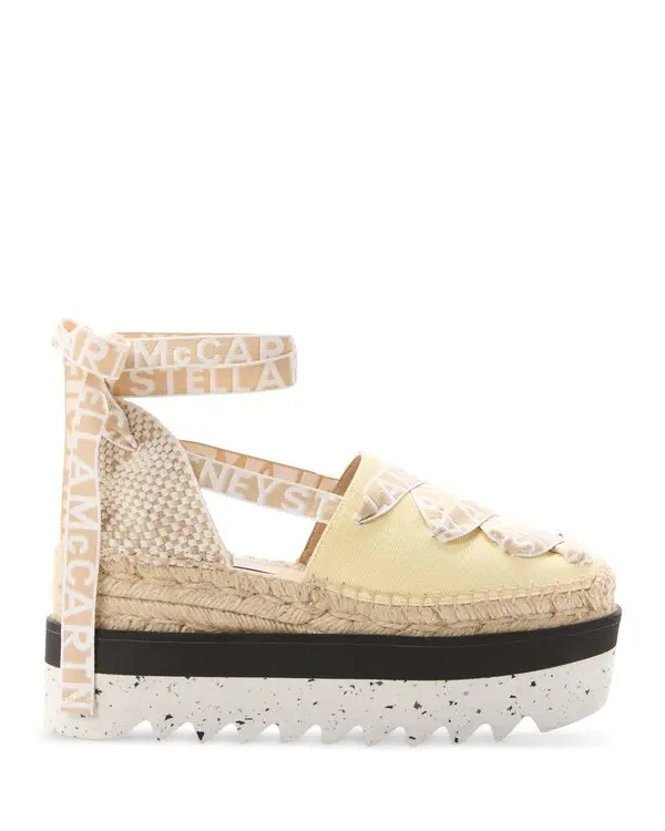 Stella McCartney Gaia Platform Espadrilles - Banana