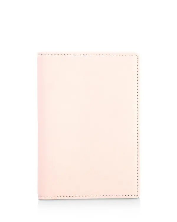 ROYCE NEW YORK Leather Rfid-blocking Passport Case - Light Pink