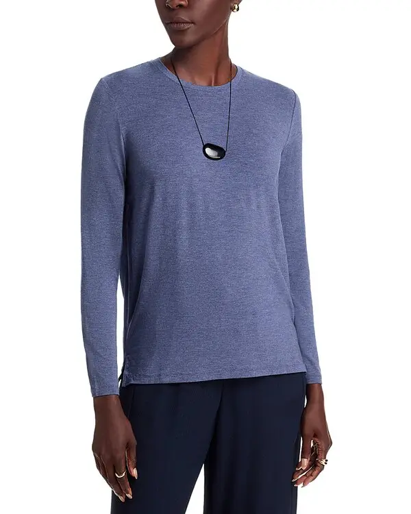 Majestic Filatures Long Sleeve Tee - Blue Denim