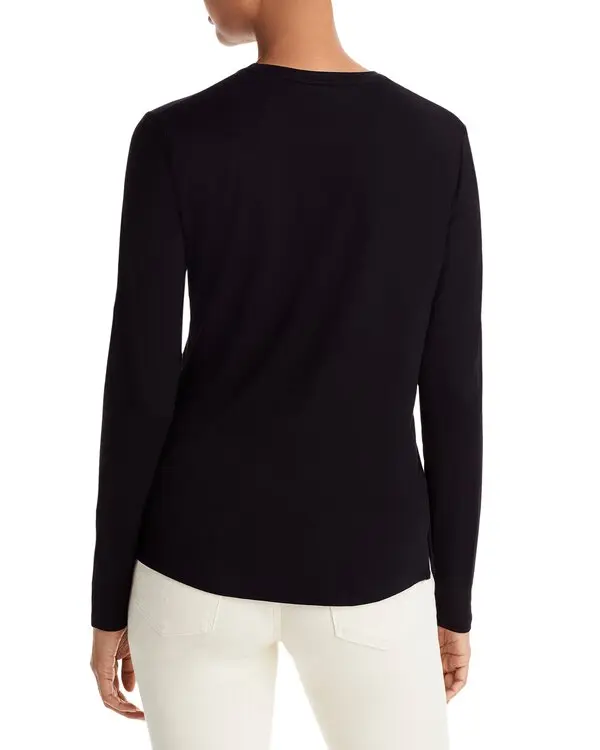 Majestic Filatures Long Sleeve Crewneck Tee - Noir