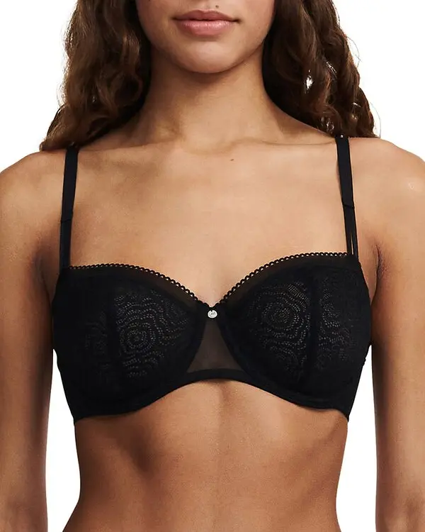 Chantelle C Jolie Demi Bra - Black