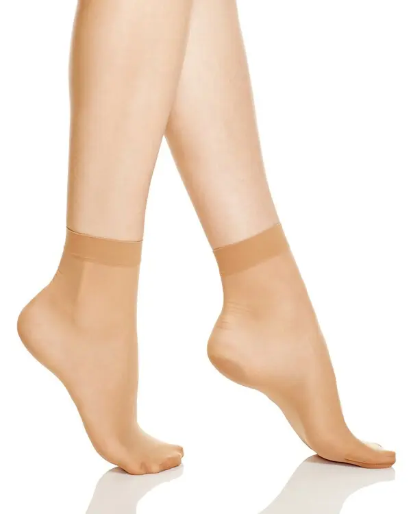 Wolford Individual 10 Ankle Socks - Gobi