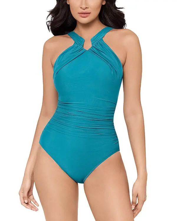 Miraclesuit Rock Solid Aphrodite One Piece Swimsuit - Maldives Blue