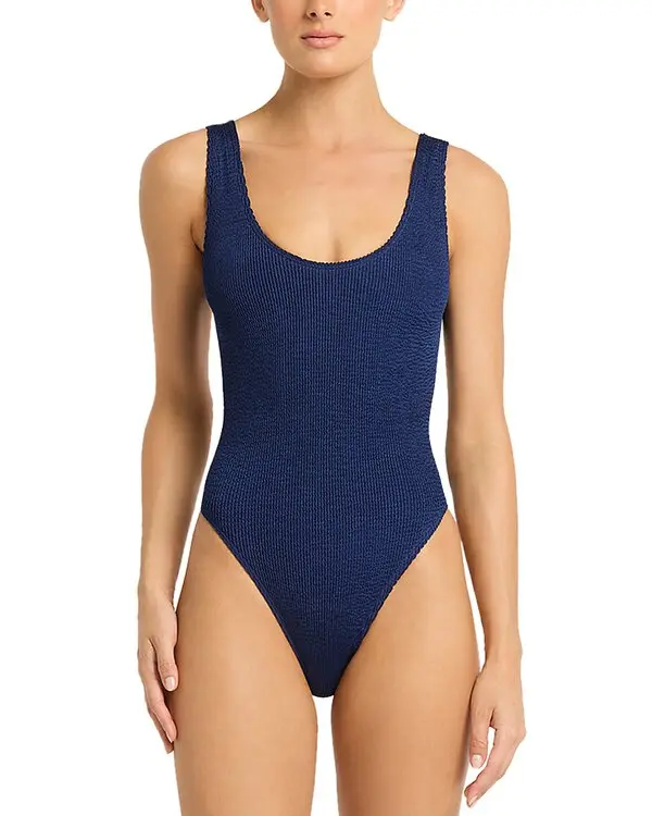 Bond Eye The Mara Crinkle One Piece Swimsuit - Midnight Shimmer