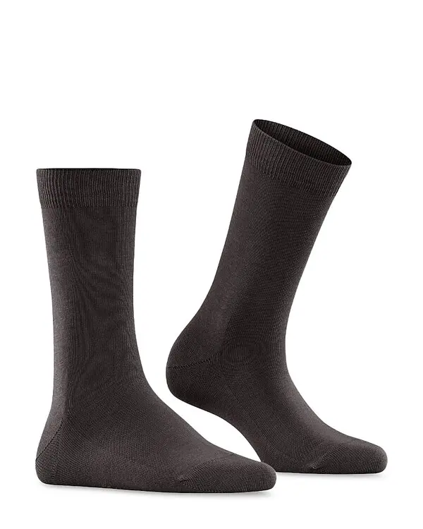Falke Family Sustainable Cotton Blend Socks - Dark Brown