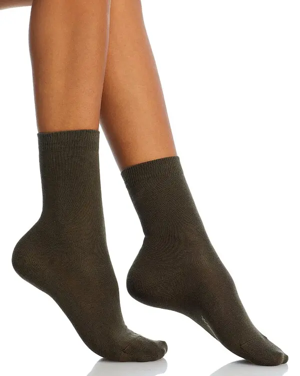 Falke Family Sustainable Cotton Blend Socks - Military