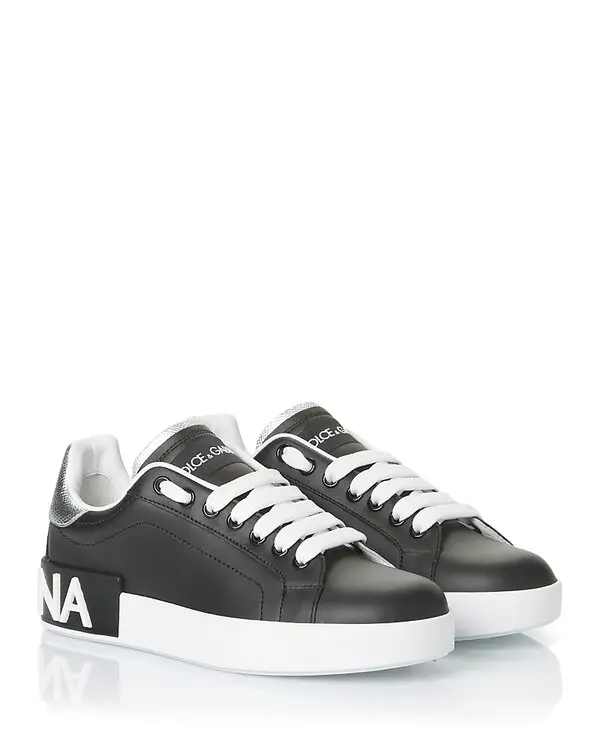 Dolce & Gabbana Low-top Sneakers - Black/silver