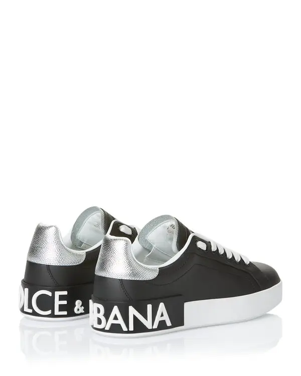 Dolce & Gabbana Low-top Sneakers - Black/silver
