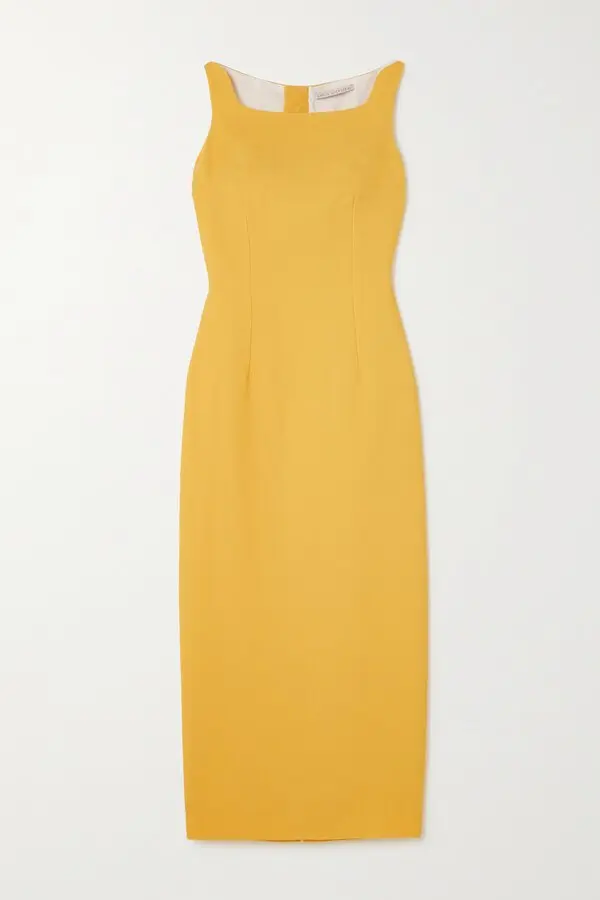 EMILIA WICKSTEAD Cleo Open-back Cloqué Midi Dress