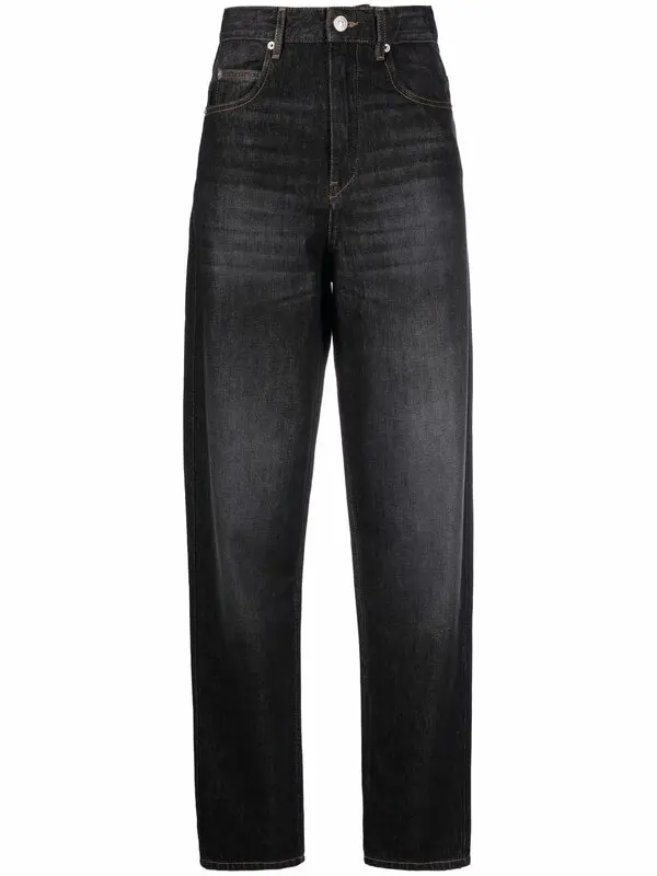 MARANT ETOILE High-waist Straight-leg Jeans