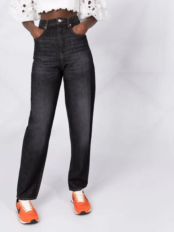 MARANT ETOILE High-waist Straight-leg Jeans