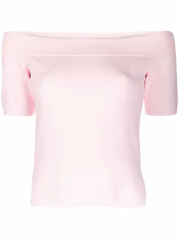 Alexander McQueen Cold-shoulder Knit Top
