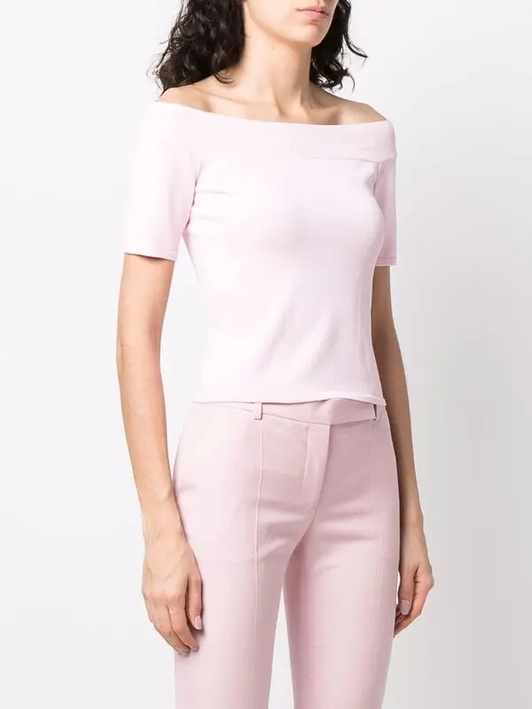 Alexander McQueen Cold-shoulder Knit Top